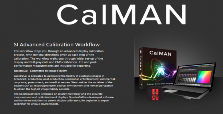 Walk Thru - Calman SI Advanced Workflow - The Laser Video EXPerience