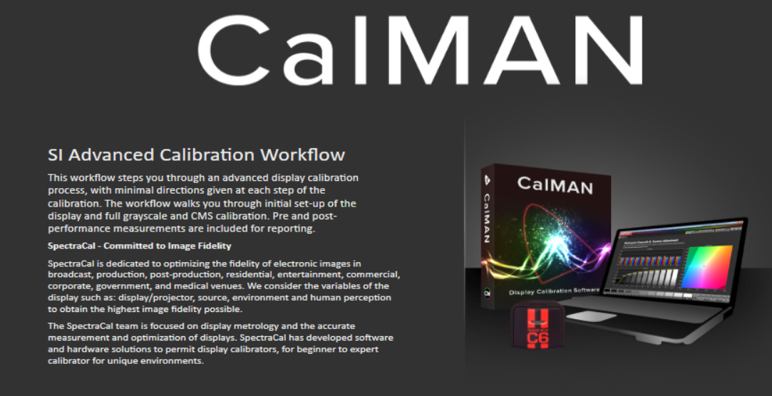 Walk Thru - Calman SI Advanced Workflow - The Laser Video EXPerience